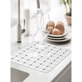 Black White Checkered Dish Drying Mat 16x18 inch Modern Minimalist ...