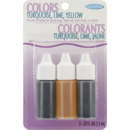 Colors .75Oz 3/Pkg-Yellow, Turquoise & Lime - Walmart.ca