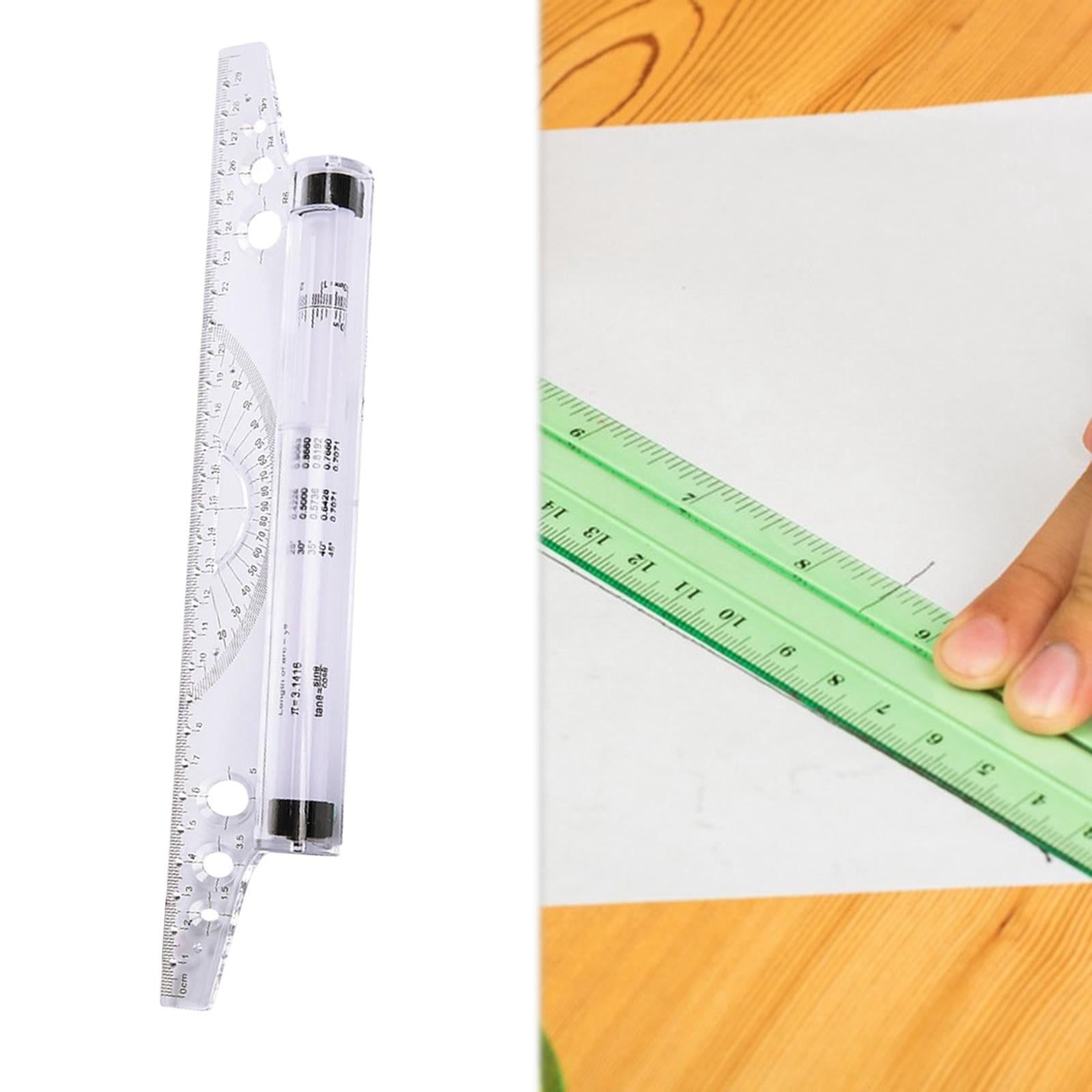 Regla paralela rodante, regla de ángulos, práctica y versátil, regla de ...