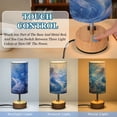 Touch Control Table Lamp with LED Bulb Bedside Lamp for Bedroom Living ...