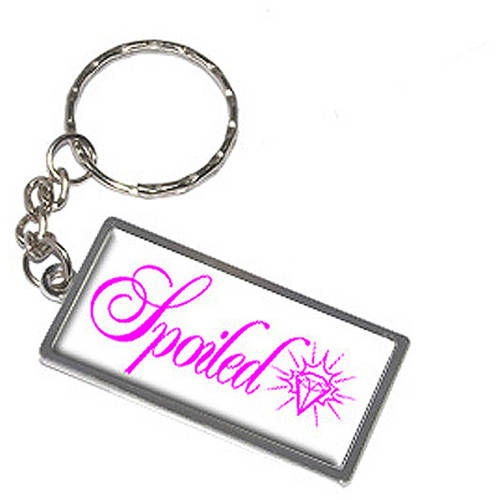 Spoiled Diamond Princess Keychain Key Chain Ring - Walmart.com