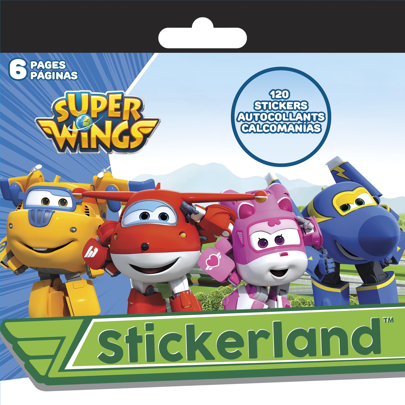 Super Wings Mini Stickerland Pad - 6 page - Walmart.com