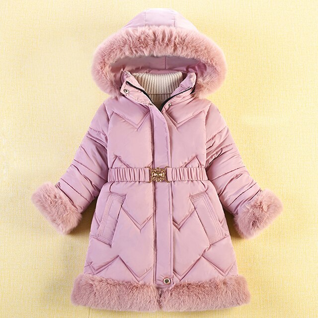 Winter Thicken Kids Jackets For Girls Coats Warm Girl Jackets Jackets Hooded Outerwear Infant 3 ...