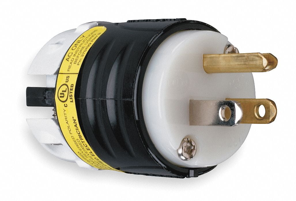 Buy Legrand Ground Monitoring Plug,5-15P,15A,125VAC PS5266XGCM Online ...