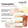 Bursting Popping Boba Pearls, Strawberry, Mango, Passion Fruit - 3 ...