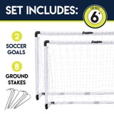 Franklin Sports Kids Soccer Goals Set - (2) Portable Youth Nets - 54" x ...