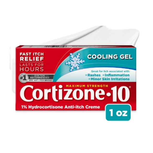 Cortizone 10 Cooling Gel, Maximum Strength, 1 oz - Walmart.com