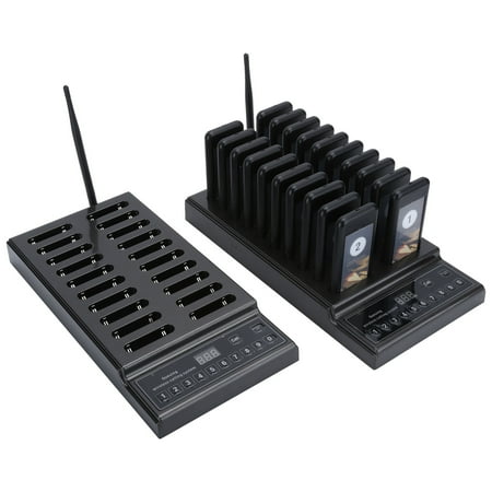 Paging System Guest Coaster,Wireless Restaurant Pager Dual Wireless ...