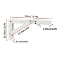 TERGAYEE Folding Shelf Brackets,Heavy Duty Collapsible Shelf Bracket ...