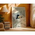 Black Cat Reading in Bed Cozy Bedroom Wall Art Poster Book Lover Decor ...