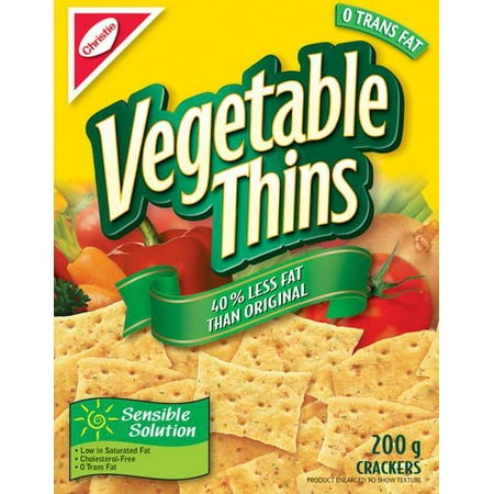 Vegetable Thins 40% Less Fat Crackers | Walmart Canada