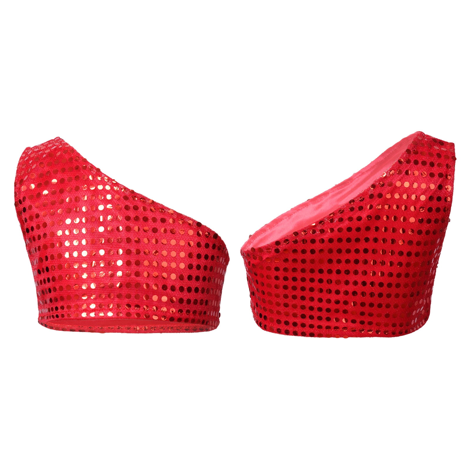 YONGHS Kids Girls Sequins Ballet Tank Tops Gymnastics Hip Hop Jazz ...