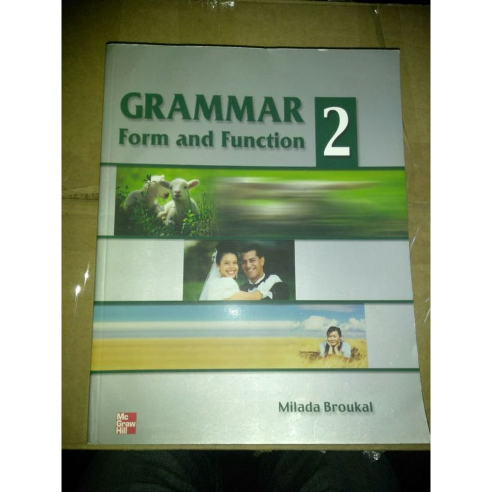 Grammar Form and Function Level 1 Student Book - Walmart.com - Walmart.com