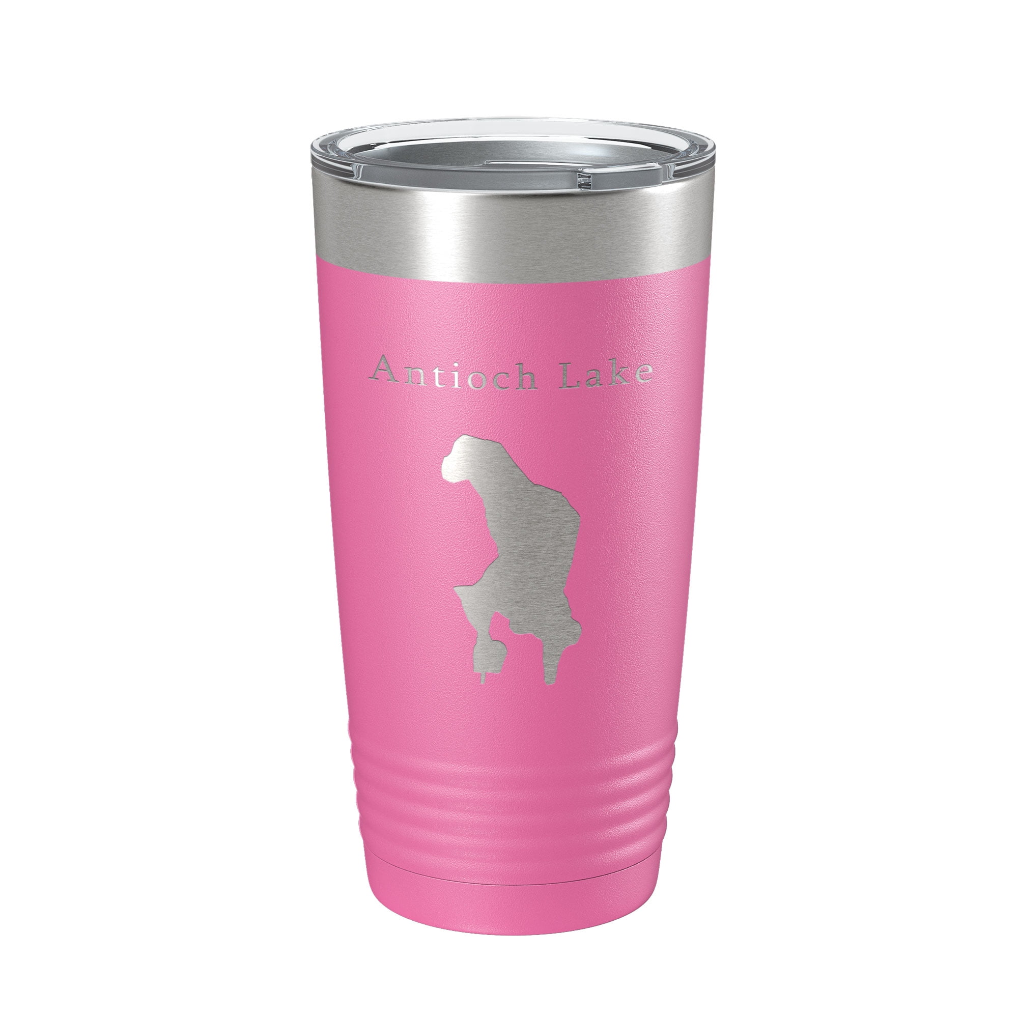 Antioch Lake Map Tumbler Travel Mug Insulated Laser Engraved Coffee Cup ...