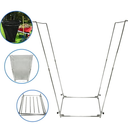 EasyGo Trash Bag Holder – Leaf Bag Stand – Multi-Use Garbage Bag Holder ...