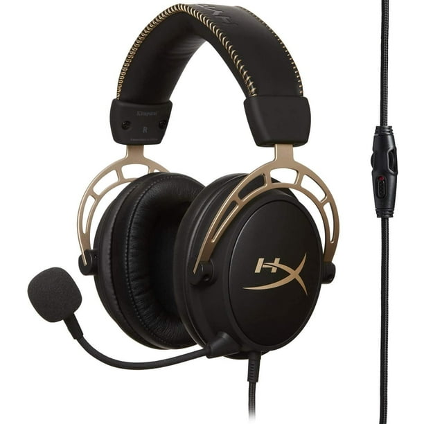 Audífonos Kingston HyperX Cloud Alpha Edicion Especial Gold HX-HSCA-GD/NAP | Bodega Aurrera en línea