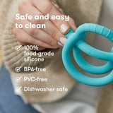 Frida Baby Get a Grip Teether, Multi-Texture Silicone Teething Toy with ...