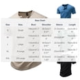 Abomasnow Men's Cotton T-Shirts Quarter Button Short Sleeve Mock Neck ...