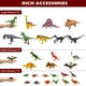 WISAIRT Dinosaur Toys for kids,53 PCS Dinosaur Play Set with Activity Play Mat,Dinosaur Figures ...