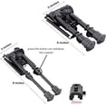 Nabila Rifle Bipod, 6-9 Inches Picatinny Bipod w/Quick Release Adapter ...