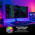 Monster Basics 100ft Sound-Reactive RGB Color Flow LED Light Strip with ...