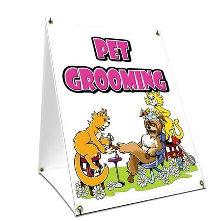 SignMission SBC-1824-Pet Grooming 18 x 24 in. A-Frame Sidewalk Pet ...