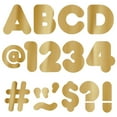TREND Gold Metallic 4" Casual UC Ready Letters - Walmart.com