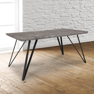 Dining Kitchen Modern Wooden Square Table in White Finish - Walmart.com