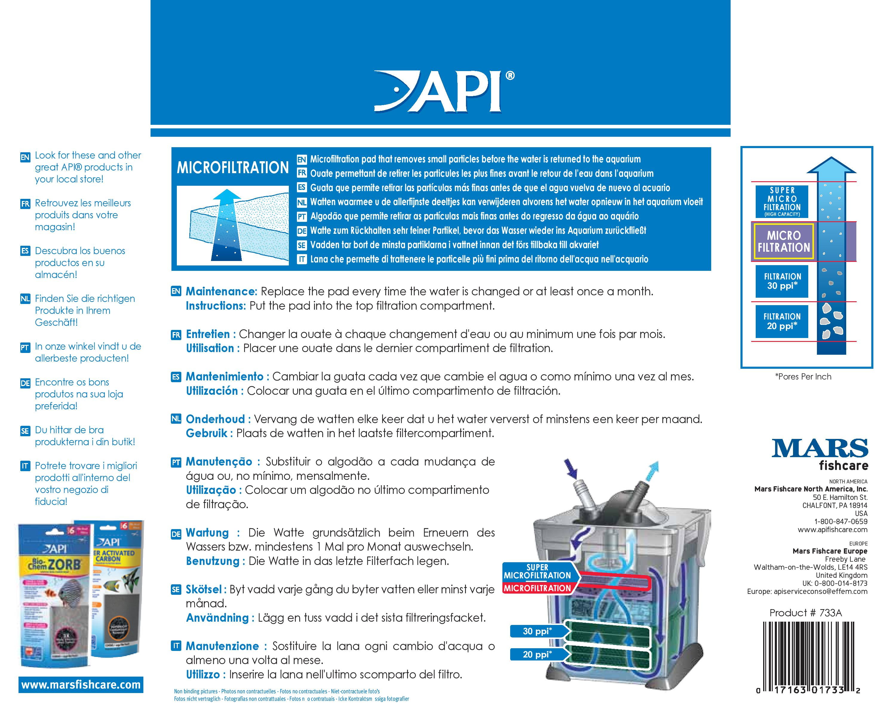 API Filstar XP Microfiltration, Aquarium Canister Filter Filtration ...