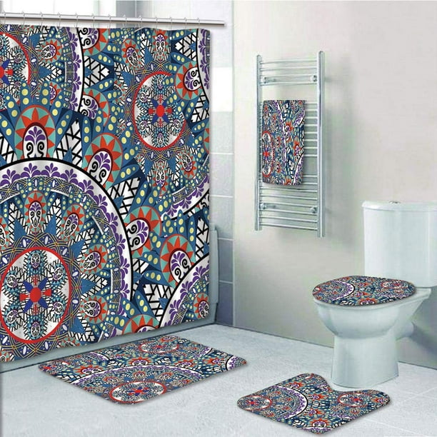 EREHome Vintage Abstract Ornamental Hand Drawn with Ancient Circular ...