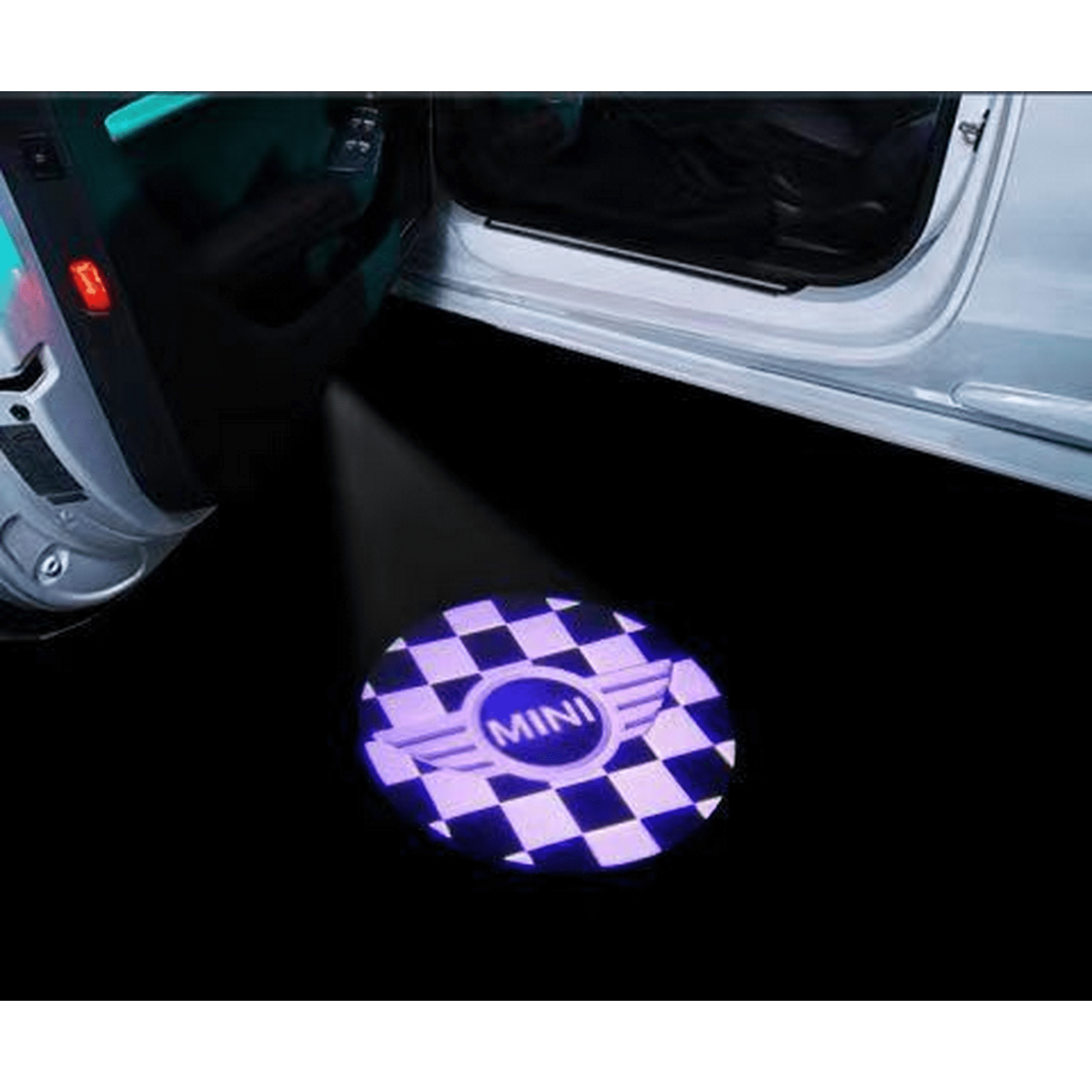 Suitable for mini mini cooper welcome lamp projection lamp modified led decorative laser door lamp 2 packs Walmart