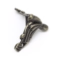 8xDecorative Antique Bronze Jewelry Box Wood for Case Feet Leg Corner ...