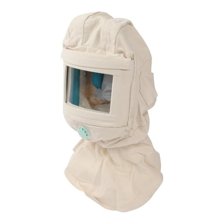 Sandblaster Face Shield, Sand Blasting Hood Built-In Helmet Detachable ...