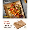 400PCS Unbleached Parchment Paper Sheets, 12 x 16 IN Pre-Cut Baking ...
