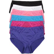 Women's Seamless Low Rise Brief, 6 Pack - Walmart.com
