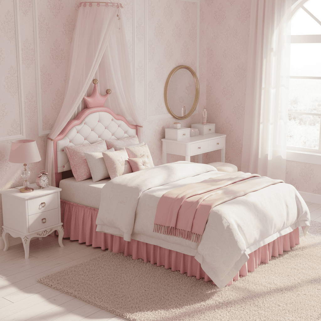 Click here for Homy Casa Twin Size Lovely Crown Fantasy Pu Leathe... prices