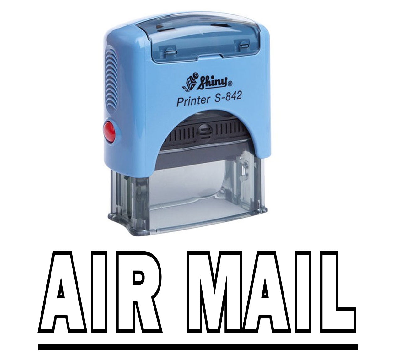Printtoo AIR MAIL Self Inking Rubber Stamp Office Stationery Custom ...