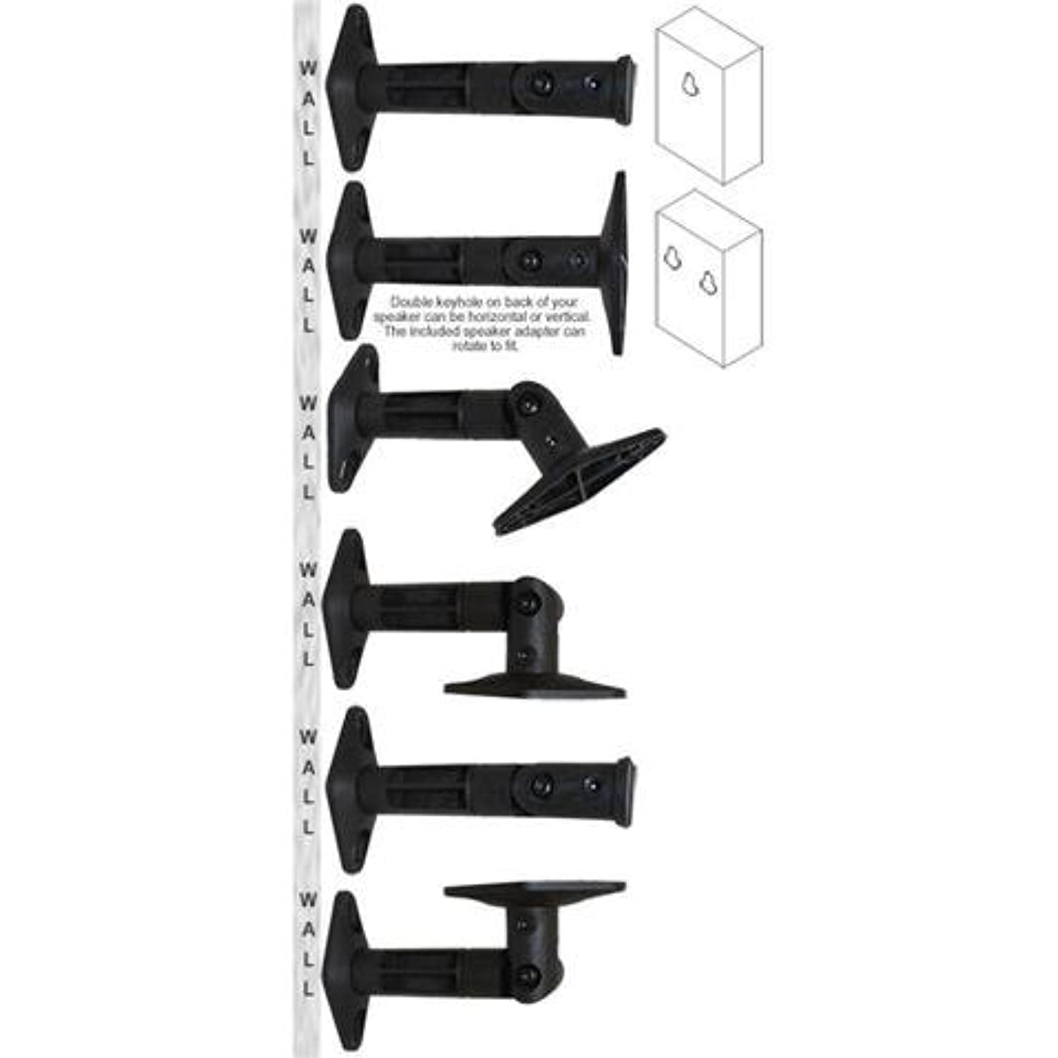 Click here for Six (6) New Universal Wall / Ceiling Speaker Mount... prices