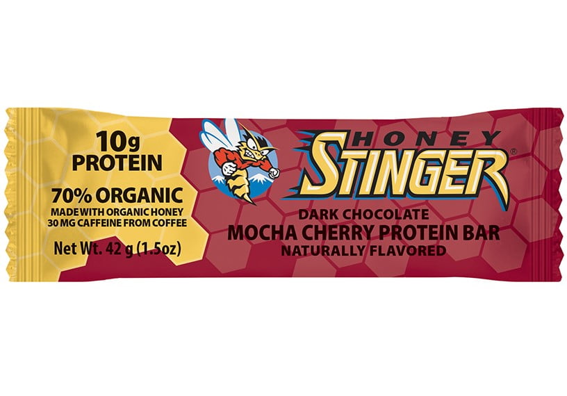 Honey Stinger Organic Protein Bar, Dark Chocolate Mocha Cherry, 1.5 Oz ...