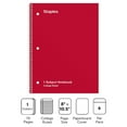 Staples 1-Subject Notebooks 8" x 10.5" College Ruled 70 Sheets Assorted ...