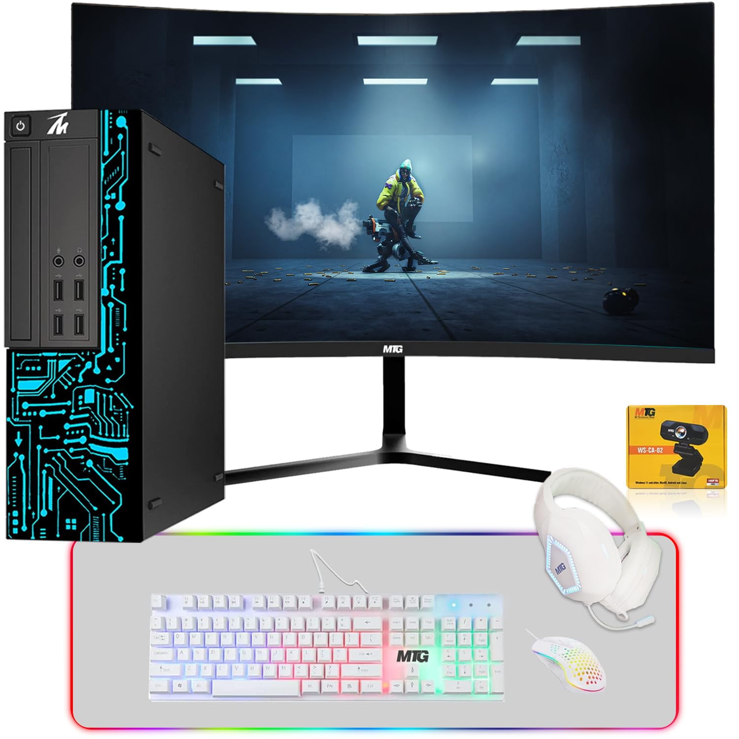 Restored TechMagnet Computer Desktop PC,Intel Core i5,Siwa 8,16GB RAM ...