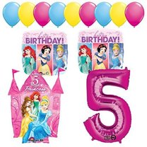 the ULTIMATE 14pc Disney Princess BIRTHDAY PARTY Balloons Decorations ...