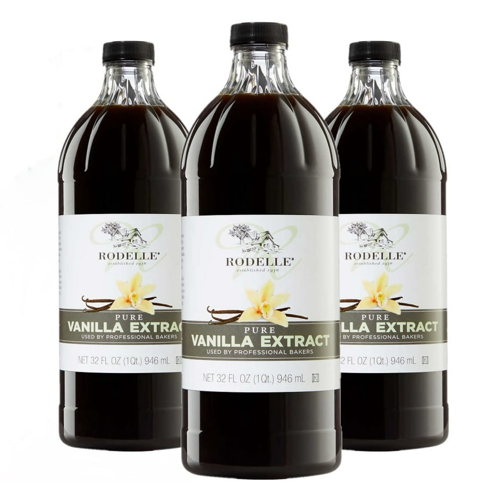 3 Pack | Rodelle Pure Vanilla Extract, 32 oz - Walmart.com - Walmart.com