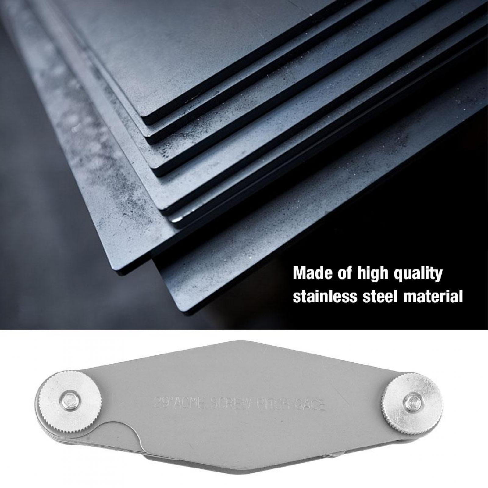 Calibrador de Rosca T Spptty Acero Inoxidable Herramienta de Medición ...