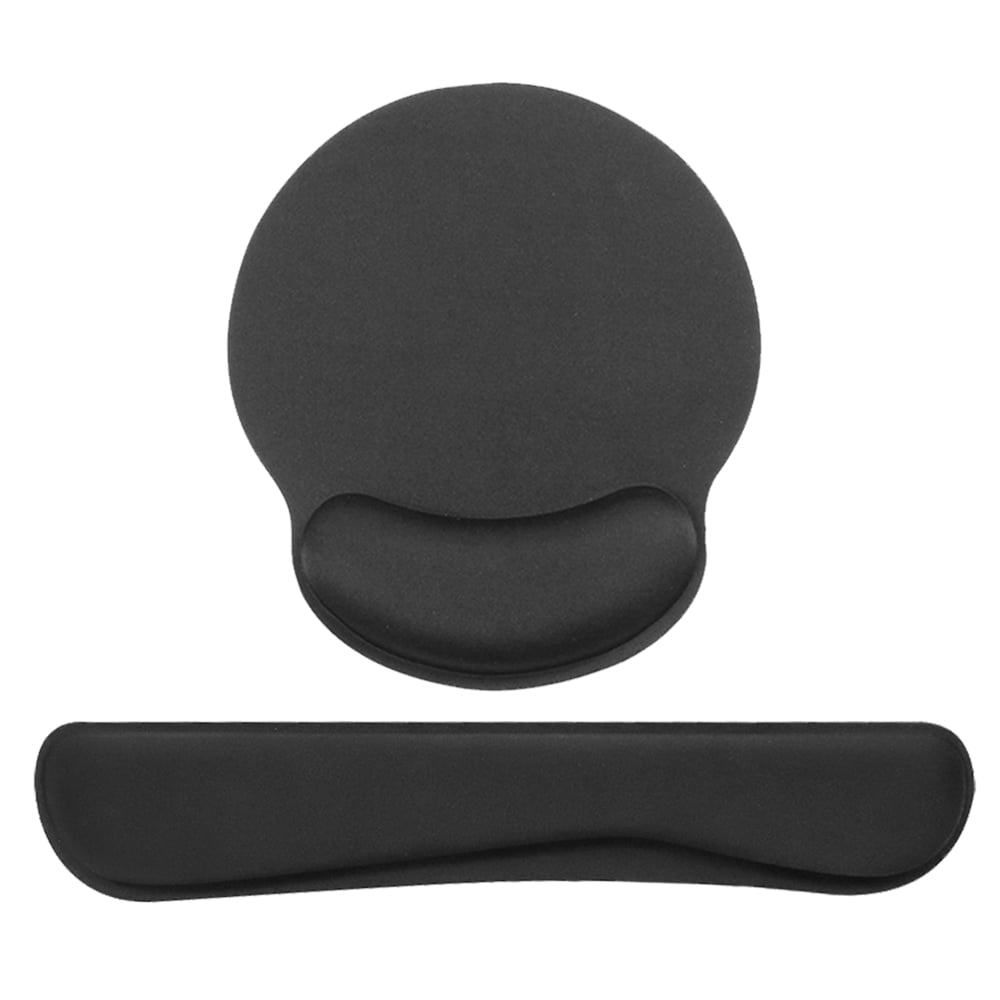 Mouse pad with Wrist Rest, Memory Foam Keyboard Pad, Easy Typing, Pain ...