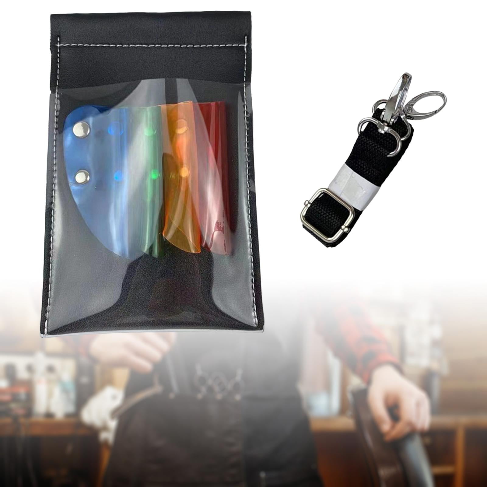 Bag, Pouch, Hair Stylist Tool with Belt, PU Leather, Stylist ,Comb Clip ...