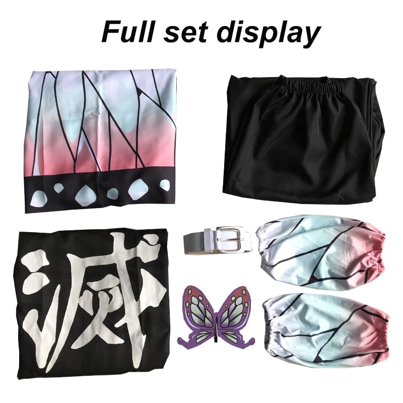Buy Kochou Shinobu Cosplay Costume Demon Slayer Anime Shinobu Haori ...