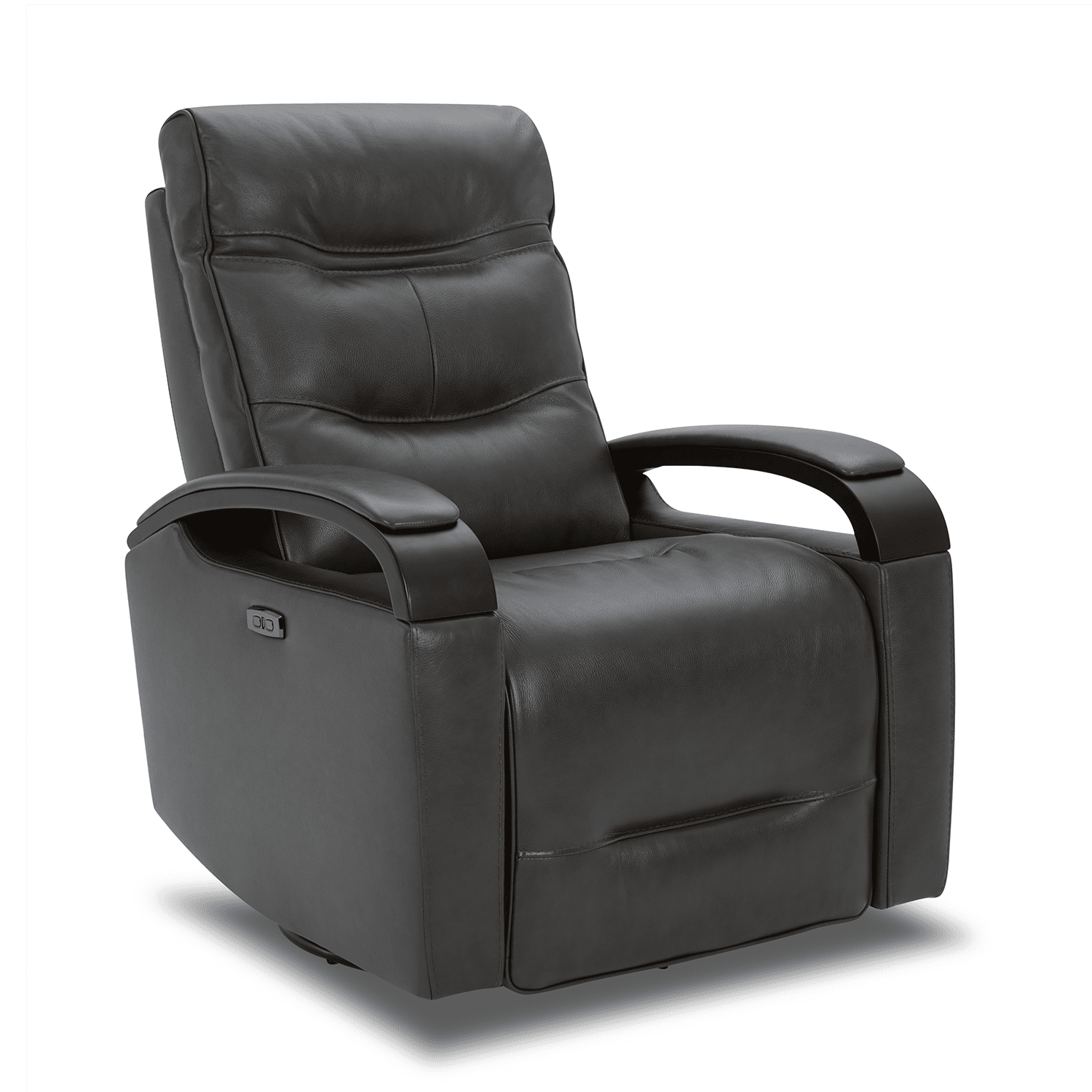 Buy CHITA Power Swivel Glider Rocker Recliner, Genuine Leather, Grey ... Buy CHITA Power Swivel Glider Rocker Recliner, Genuine Leather, Grey ...
