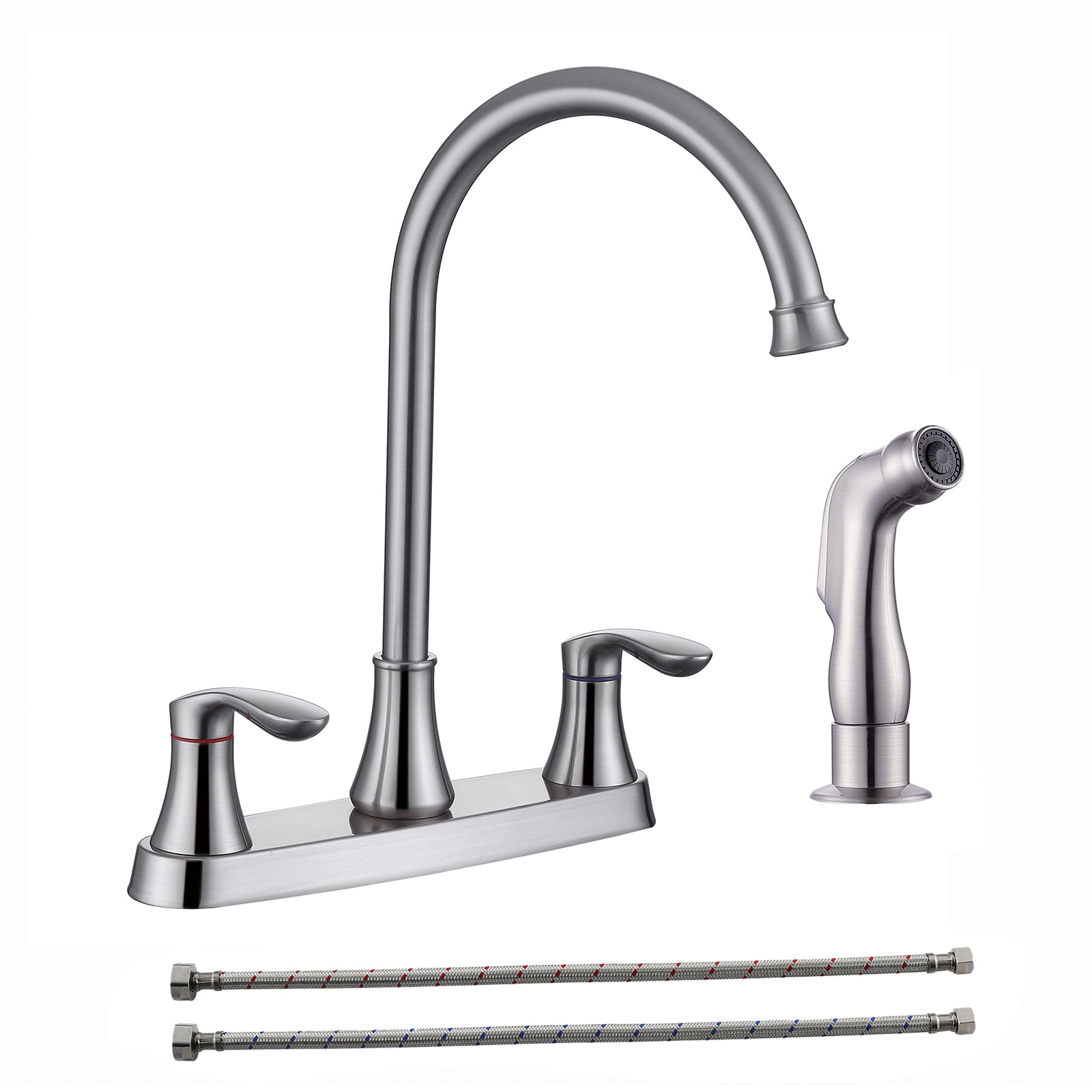 Click here for Amdohai Two Handle Kitchen Faucets With Pull Out S... prices
