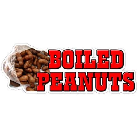Boiled Peanuts Concession Decal Sign cart Stand Cajun | Walmart Canada